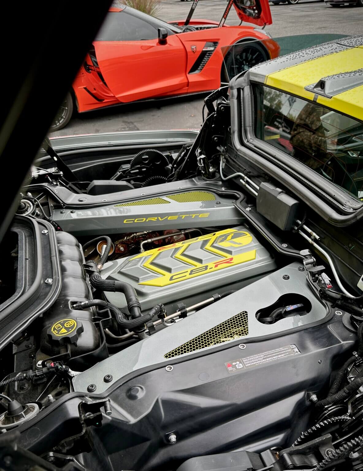 C8 Corvette HTC Engine Bay Covers - AMT Custom Designs
